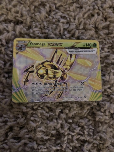 Yanmega BREAK 8/114 Pokémon TCG Steam Siege Ultra Rare Holo NM/LP | eBay