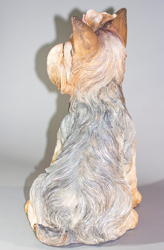 Yorkie Urn Dog Ashes Yorkshire Terrier Memorial Scuplture Pet Unique ...