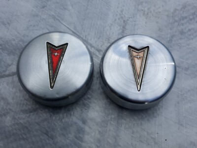 Pontiac Stainless Wheel Center Caps Pair 2.75" dia. | eBay