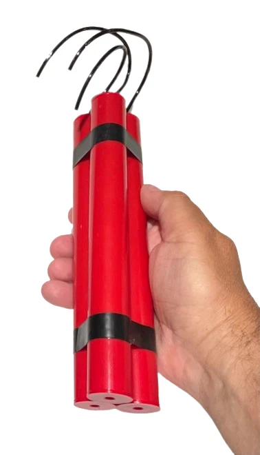 Dynamite Stick With Fuse
