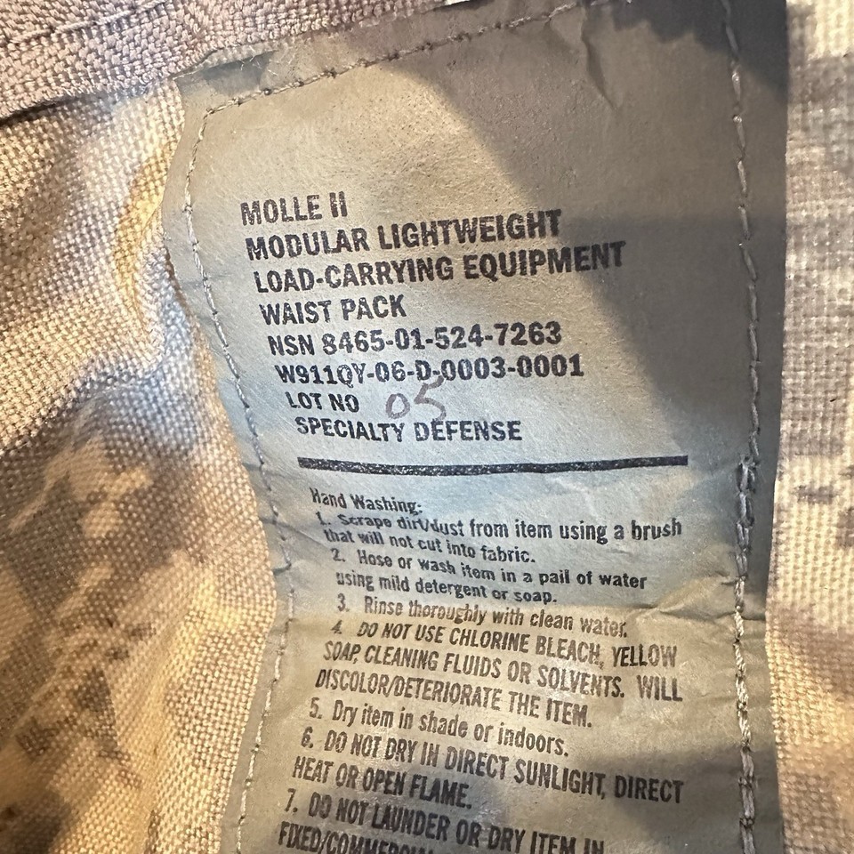 MOLLE II US Army Patrol Vest & Pouch Bundle ACU UCP Digital Camo Load ...