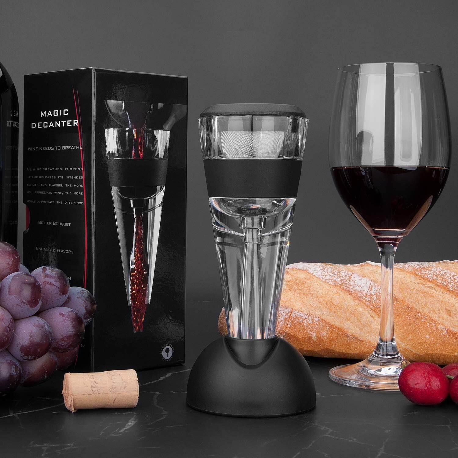 Wine Aerator Purifier Professional Decanter Pourer Home Wine Dispenser ...