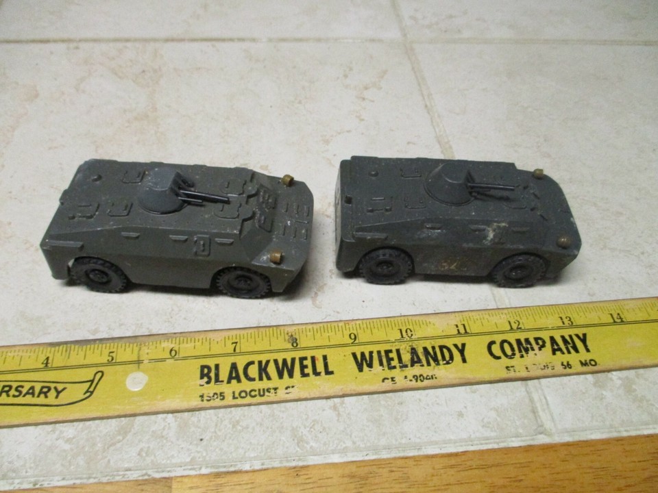 VTG Lot USSR Russian Metal Diecast Military Armored Car Tank BRDM-2 ...