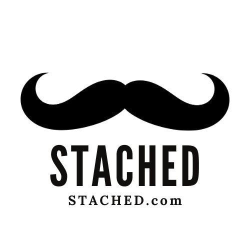 stached .com domain name business website mustache stash barbershop one ...
