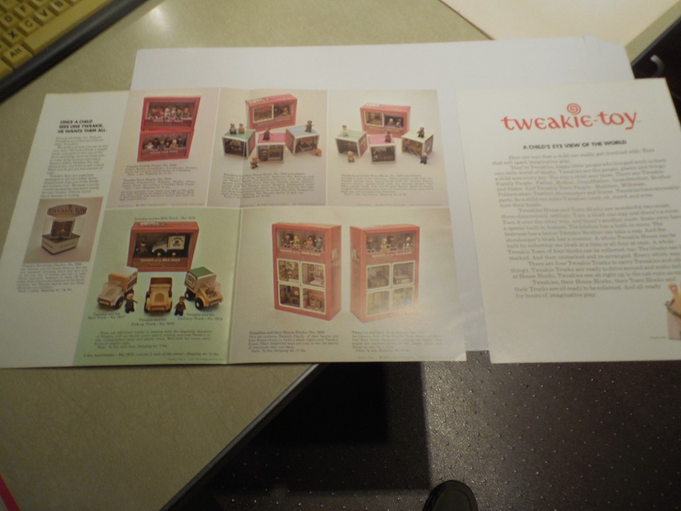 1969 PAPER AD 6 PG Brochure Tweakie Toys Chein Family Milk Truck ...