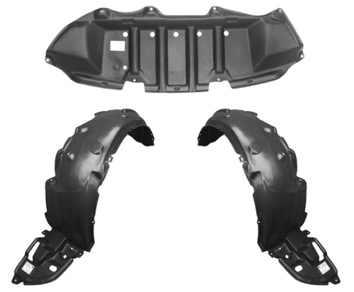 Front Fender Liner & Engine Under Cover Set For 2011-2013 Toyota ...