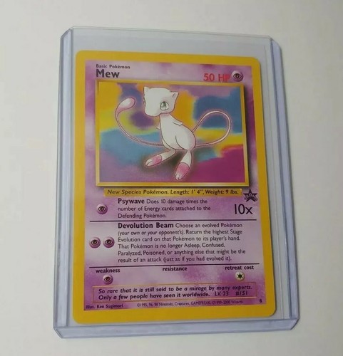 Pokemon Card Mew Black Star Promo 8 Near Mint-Mint NM-M | eBay