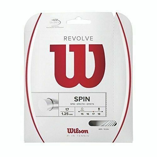 Wilson Revolve Tennis String Set-17ga White Wrz9466 With Tracking for ...