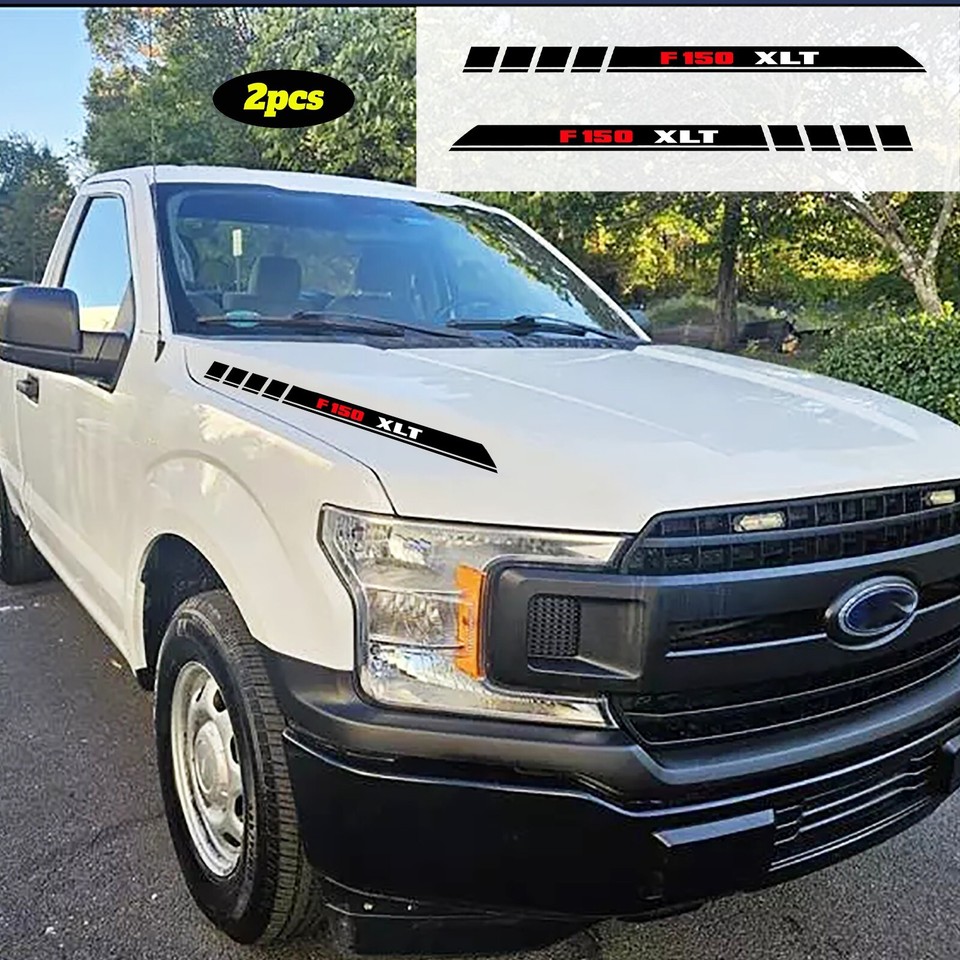 Vinyl Decals For Ford F-150 F150 XLT Car Hood Truck Graphics Stickers ...