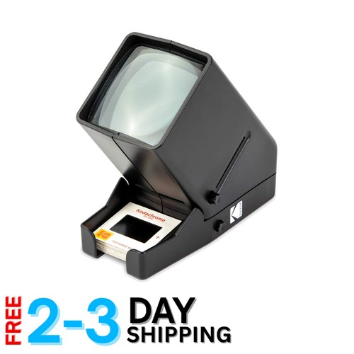 35mm Slide and Film Viewer - 3X Magnification with LED Light - Portable ...