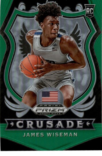 2020 Panini Prizm Collegiate Green #82 James Wiseman Great! | eBay