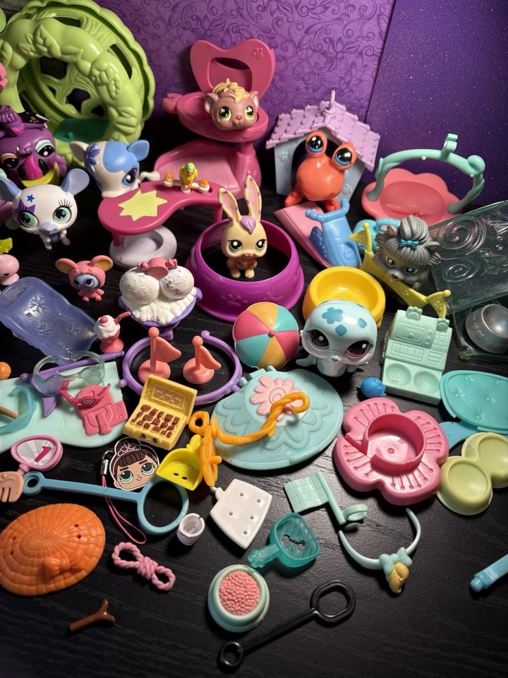 LPS Littlest Pet Shop Lot And Accessories. | eBay