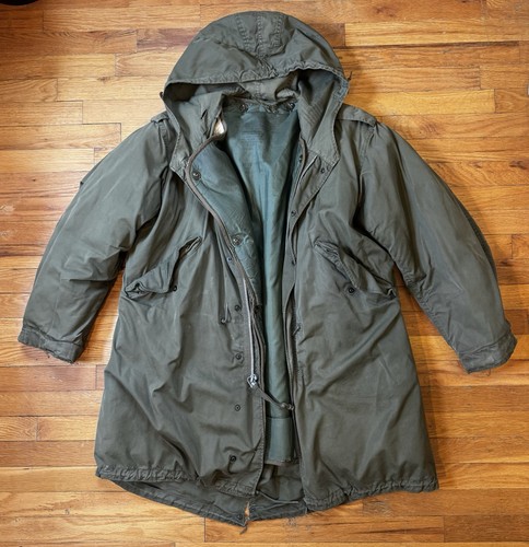 Vintage M-1951 Korean War Fishtail Parka Hood Overcoat Liner SMALL US ...