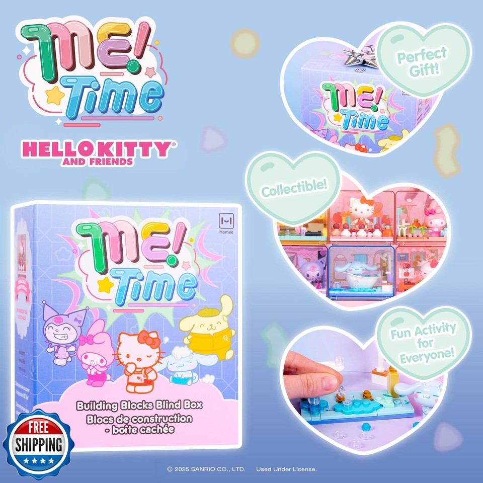Hamee Sanrio Hello Kitty and Friends 'Me Time' Cute Building Bloc | eBay