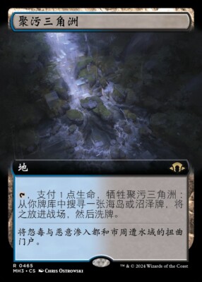 Polluted Delta (ZHS, #465) - Extended Art MH3 Chinese NM MTG | eBay