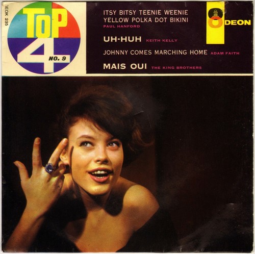 PAUL HANFORD / KEITH KELLY / ADAM FAITH / KING BROTHERS "TOP 4 N°9" EP ...