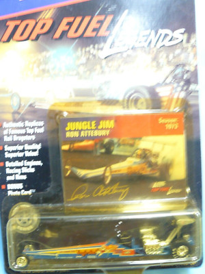 1/64 Johnny Lightning , Top Fuel Legends , Ron Attebury's , jungle Jim ...