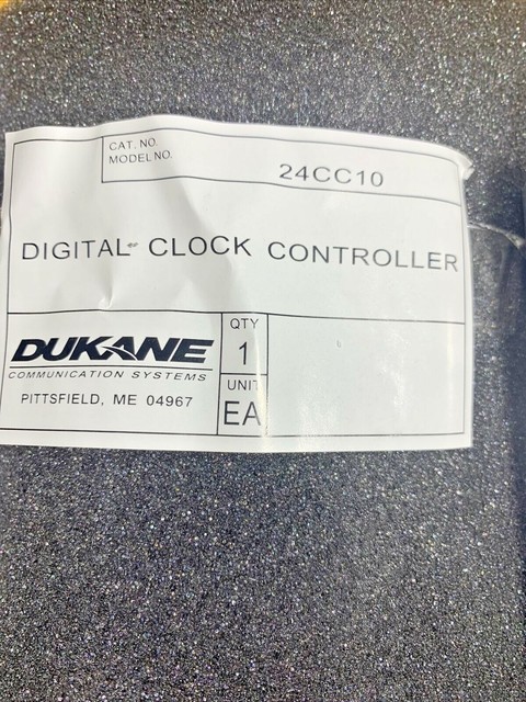 Dukane Digital Clock Controller 24CC10 Old Stock for sale online | eBay