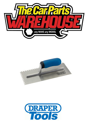 Draper 43974 ASTSG 280 X 120MM SOFT GRIP ADHESIVE SPREADING TROWEL DIY ...