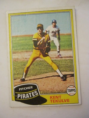 1981 Topps #695 Kent Tekulve Baseball Card (CS-21) | eBay
