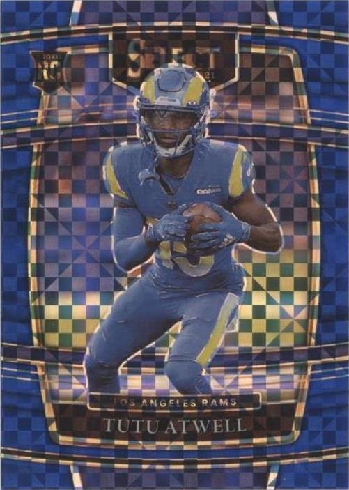 2021 Panini Select - Concourse Tutu Atwell #61 Blue Prizm /199 (RC) for ...