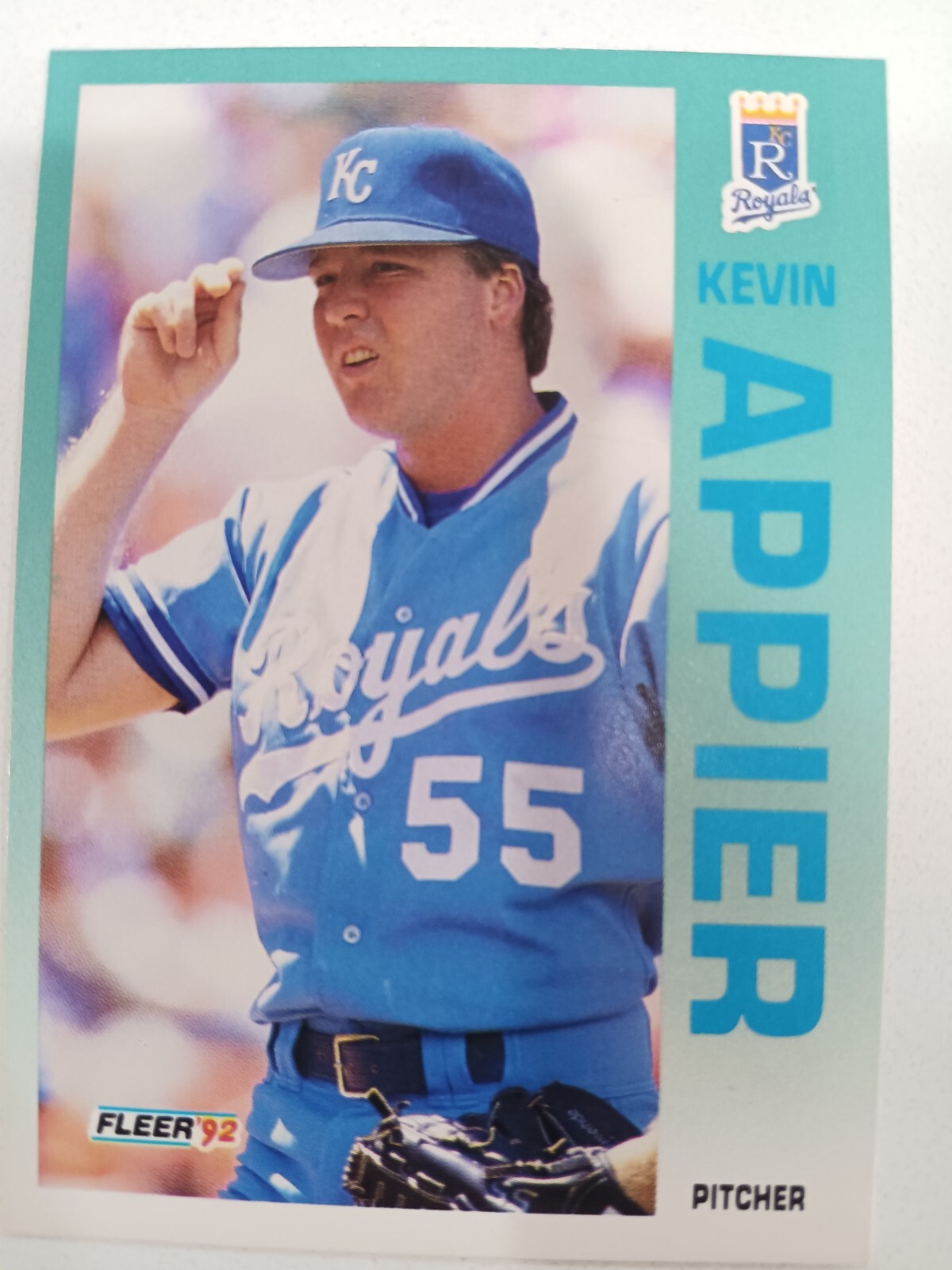 KEVIN APPIER KANSAS CITY ROYALS 1992 FLEER BASEBALL CARD #150 | eBay