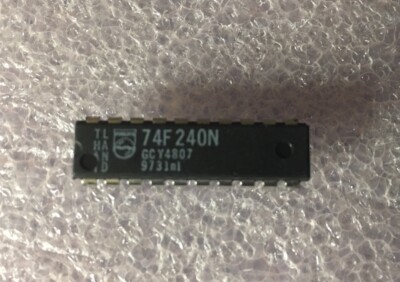 74F240N N74F240N IC BUFFER INVERTING 8 CHANNEL 20 PIN PLASTIC DIP (LOT ...