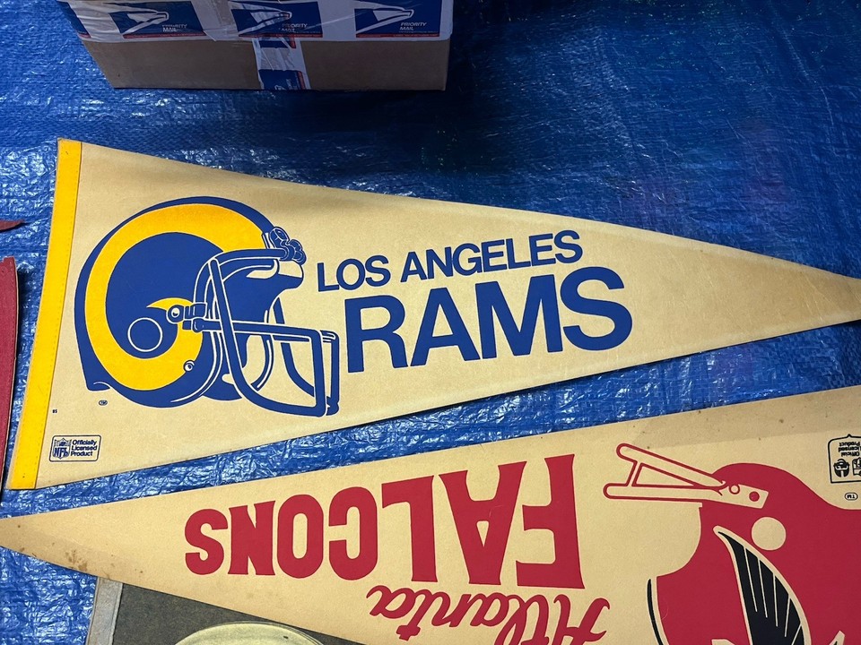 Lot 8 Vintage NFL Football Team Helmet Felt Pennants 1960’s 1970’s Era ...
