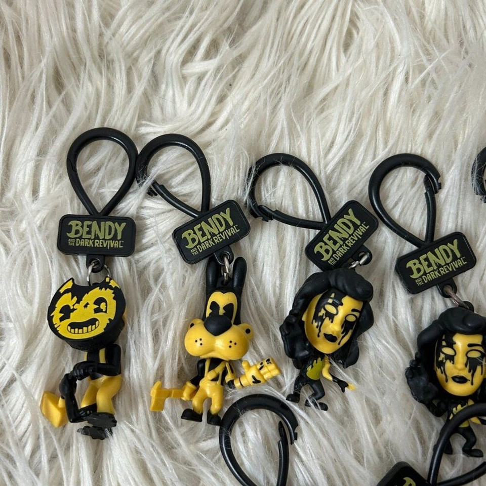 Bendy and the Dark Revival Backpack Keychain Clips Lot of 12 | eBay