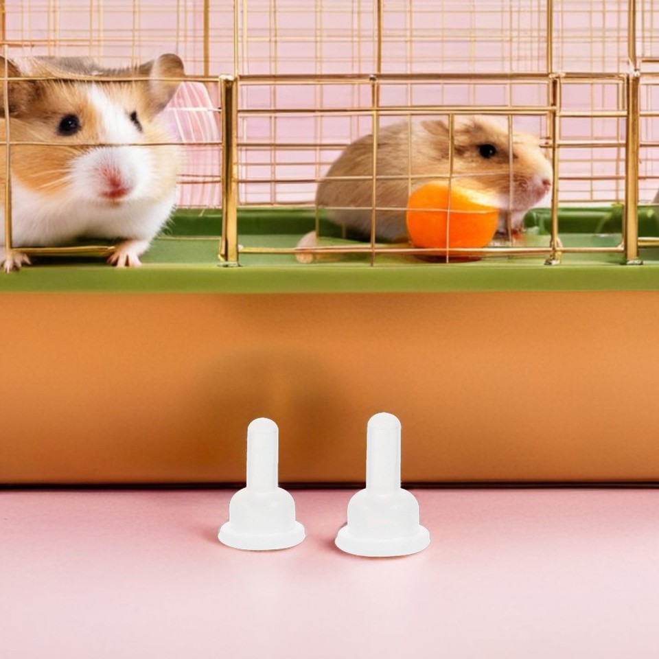 50 Pcs Feeding Nipples for Pet Kitten Bottles Animal Drinking Pacifier ...