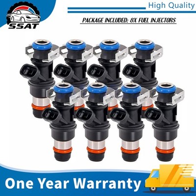 8PCS 17113553 Fuel Injectors for Chevrolet Express 2500 V8 4.8 2003-06 ...