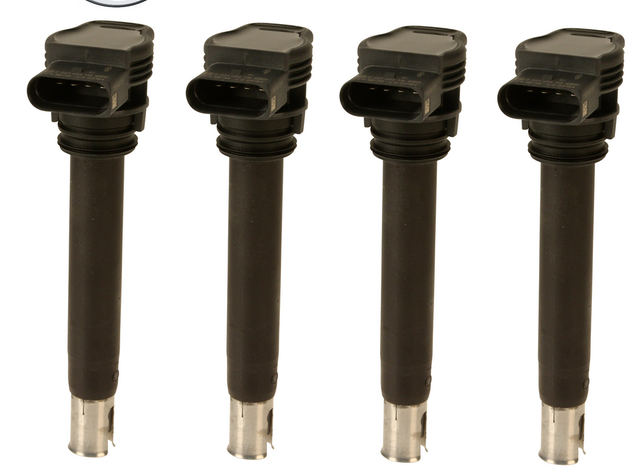 Set of 4 Ignition Coils Bosch 07k905715f Fits AUDI A3 VOLKSWAGEN EOS CC ...