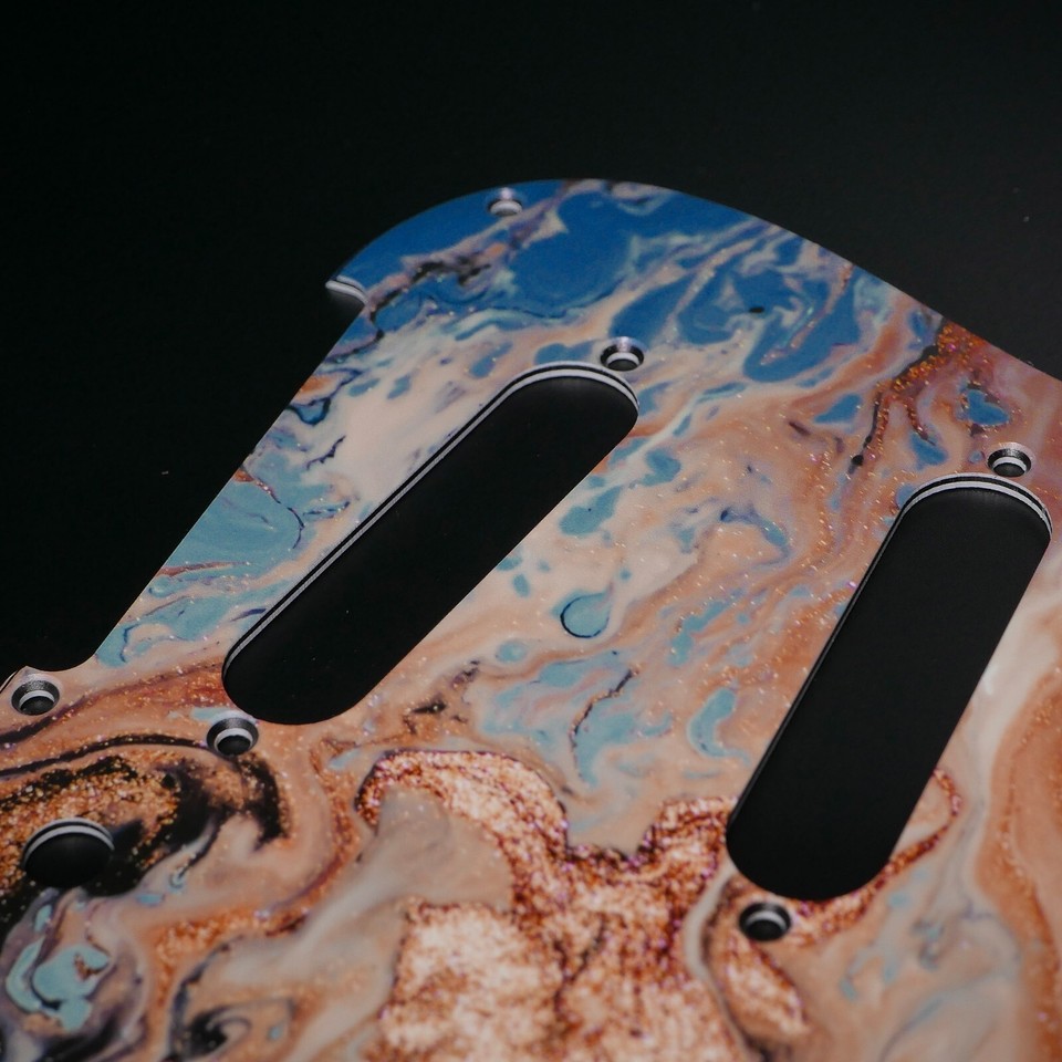 PRS Silver Sky • Silver Sky SE Pickguard • Marble #20 • Custom ...