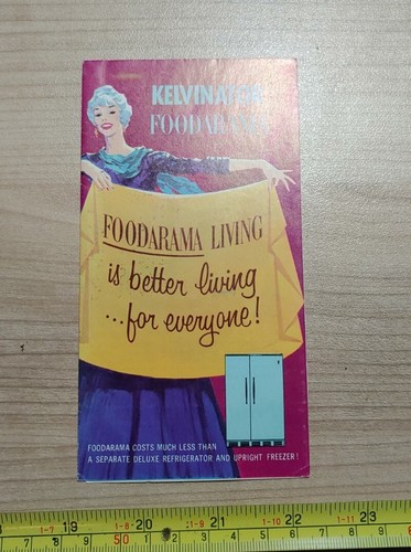 Vintage Kelvinator Foodarama Refrigerator American Motors Advertising ...