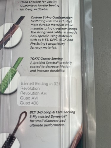 FirstString Barnett Crossbow String - NEW | eBay