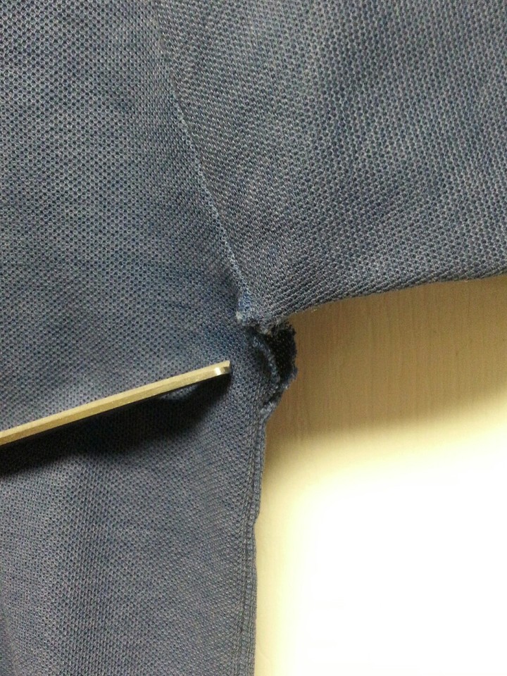 Vintage Men Industrial Shirt Size S STANDARD Grunge Distressed Red ...