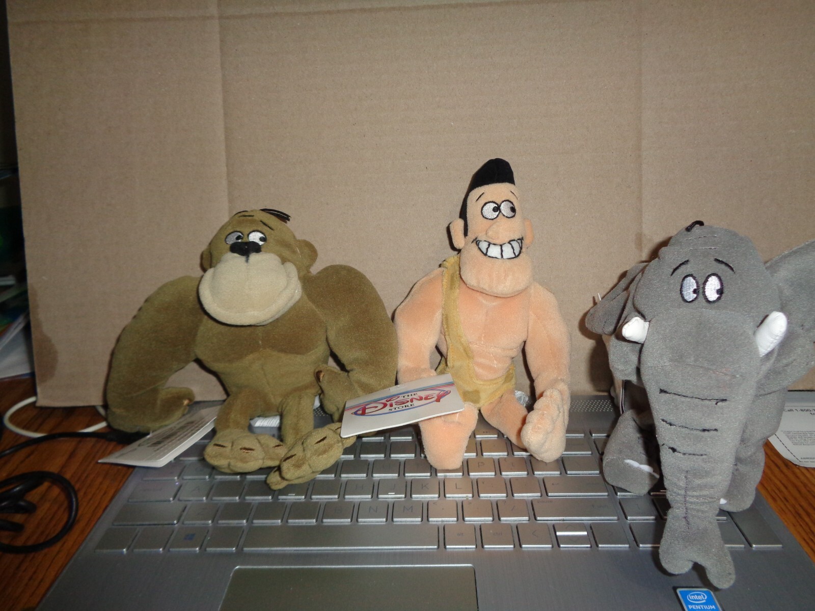 Disney Store George of the Jungle Mini Bean Bag Plush Ape, Shep ...