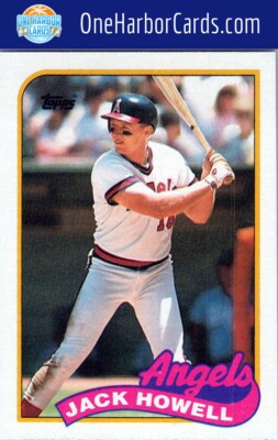 1989 Topps California Angels #216 Jack Howell | eBay