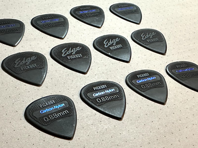 12 NOS Pickboy 0.88mm Carbon Nylon Edge Jazz Guitar Picks Lot | eBay