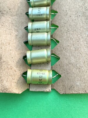 1 uF 63V 5%RUSSIAN PETP AUDIO CAPACITORS K73-16V (Lot of 10Pcs) | eBay