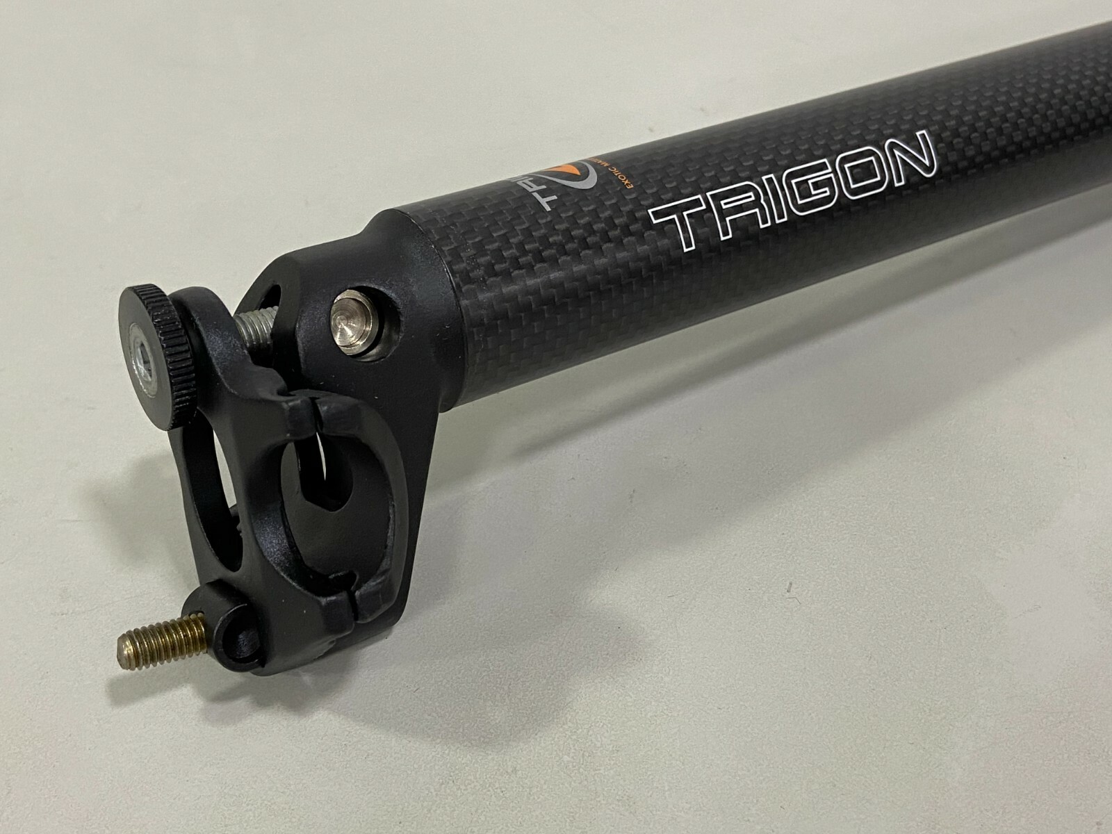 Trigon AL-CT SP107 Carbon Seatpost 31.6 x 350 25mm Setback 3K Matt ...