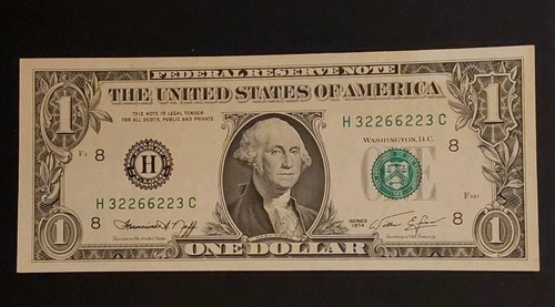 1974 Federal Reserve Note Radar Note Nicely Toned Uncirculated ...