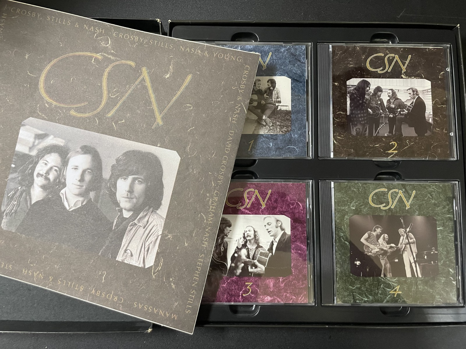 CROSBY STILLS NASH YOUNG CSNY CSN 4 CD Box Set w Booklet 1991 MINT | eBay