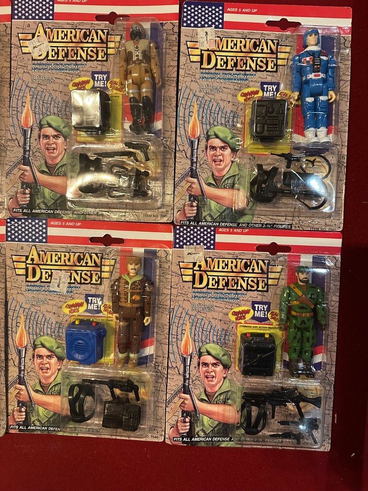 Remco K-Mart American Defense complete 12 figure set on card | eBay