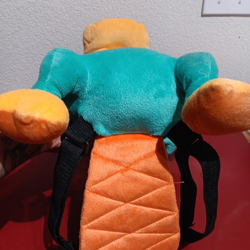Perry the Platypus Plush Backpack Phineas And Ferb Agent P Disney W ...