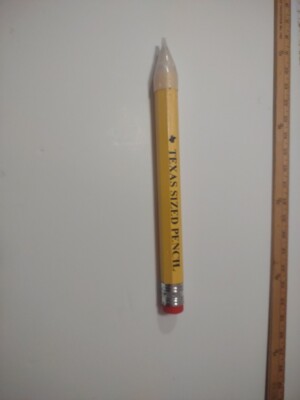 TEXAS SIZED PENCIL 14” long and 1” Diameter | eBay