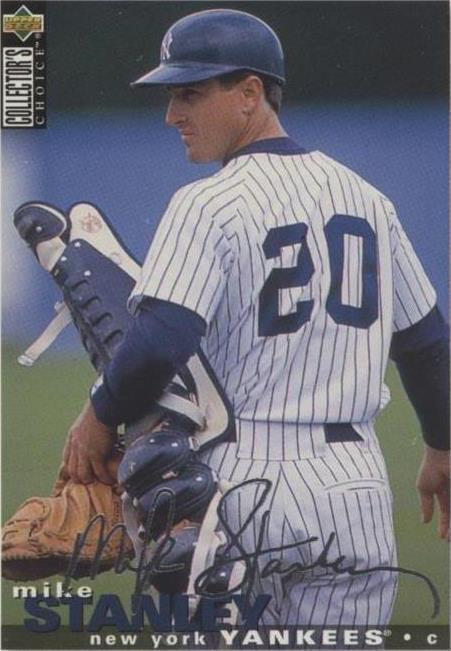 1995 Upper Deck Collector's Choice - Mike Stanley #519 Silver Foil ...