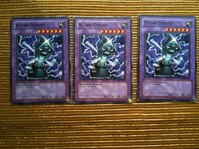 YU-GI-OH-KARTE-STEAM GYROID 3X CRV-DE033 | eBay.de