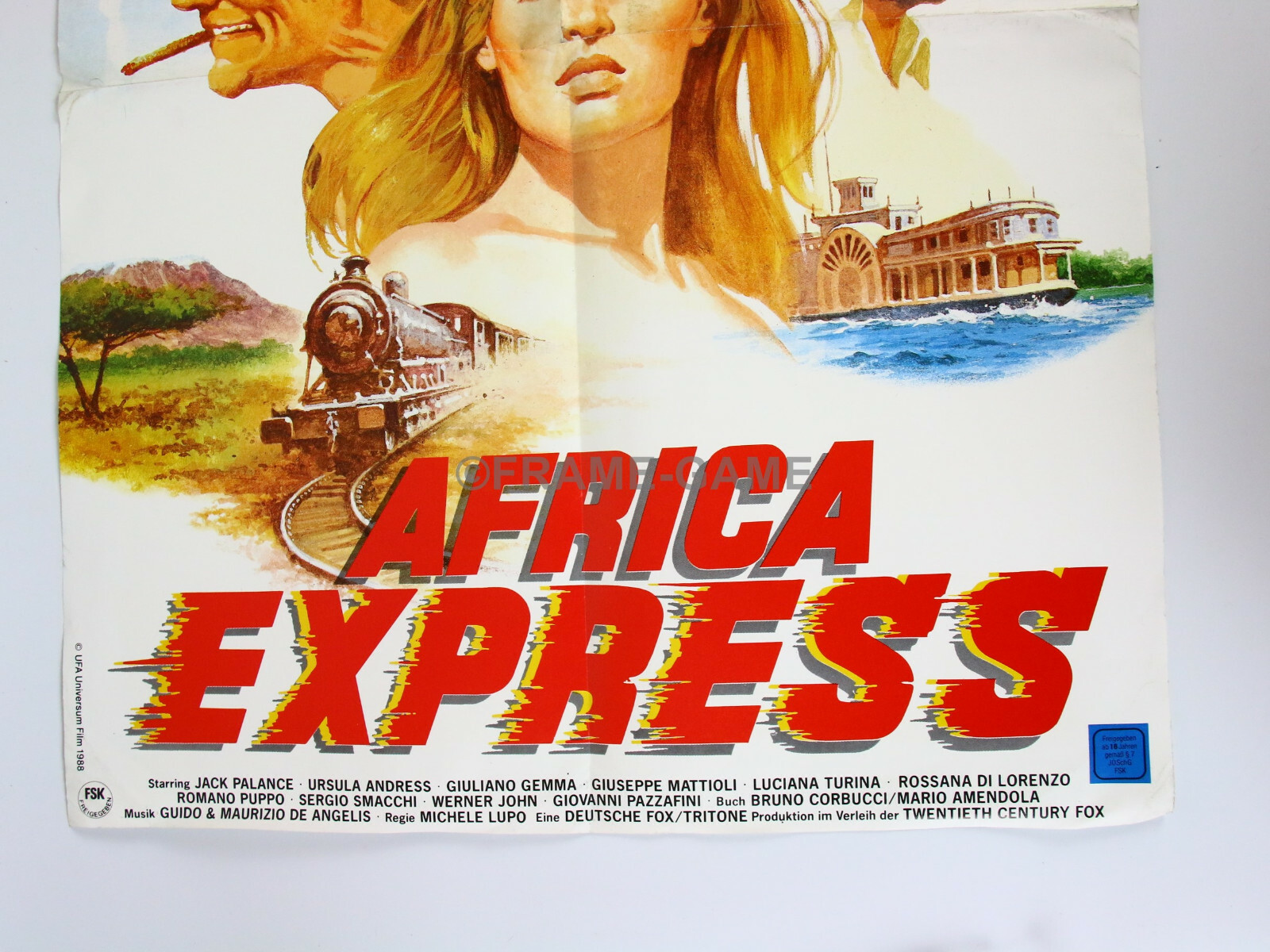 Original Filmposter Filmplakat Africa Express Jack Palance Ursula ...