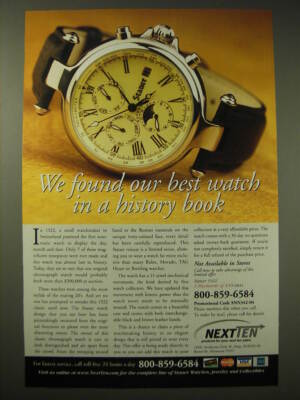 2004 NextTen Stauer 1922 Watch Ad - We found our best watch in a ...